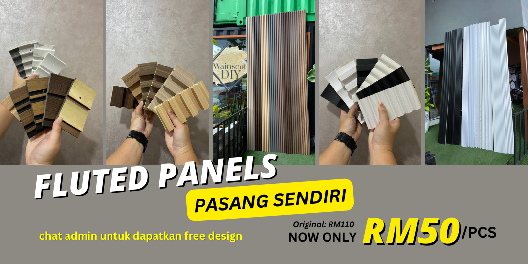 Fluted WPC Wall Panel | WPC Wall Frame | Mirror Wall Panel Frame