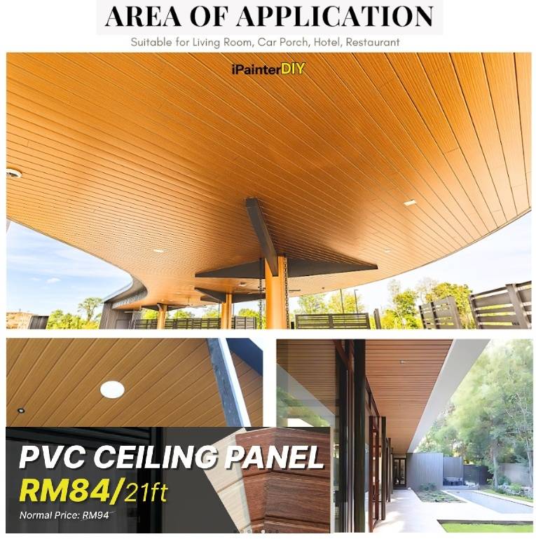 PVC Ceiling Panel | Ceiling Woodstrip | Ceiling Wood Panel | WPC ...